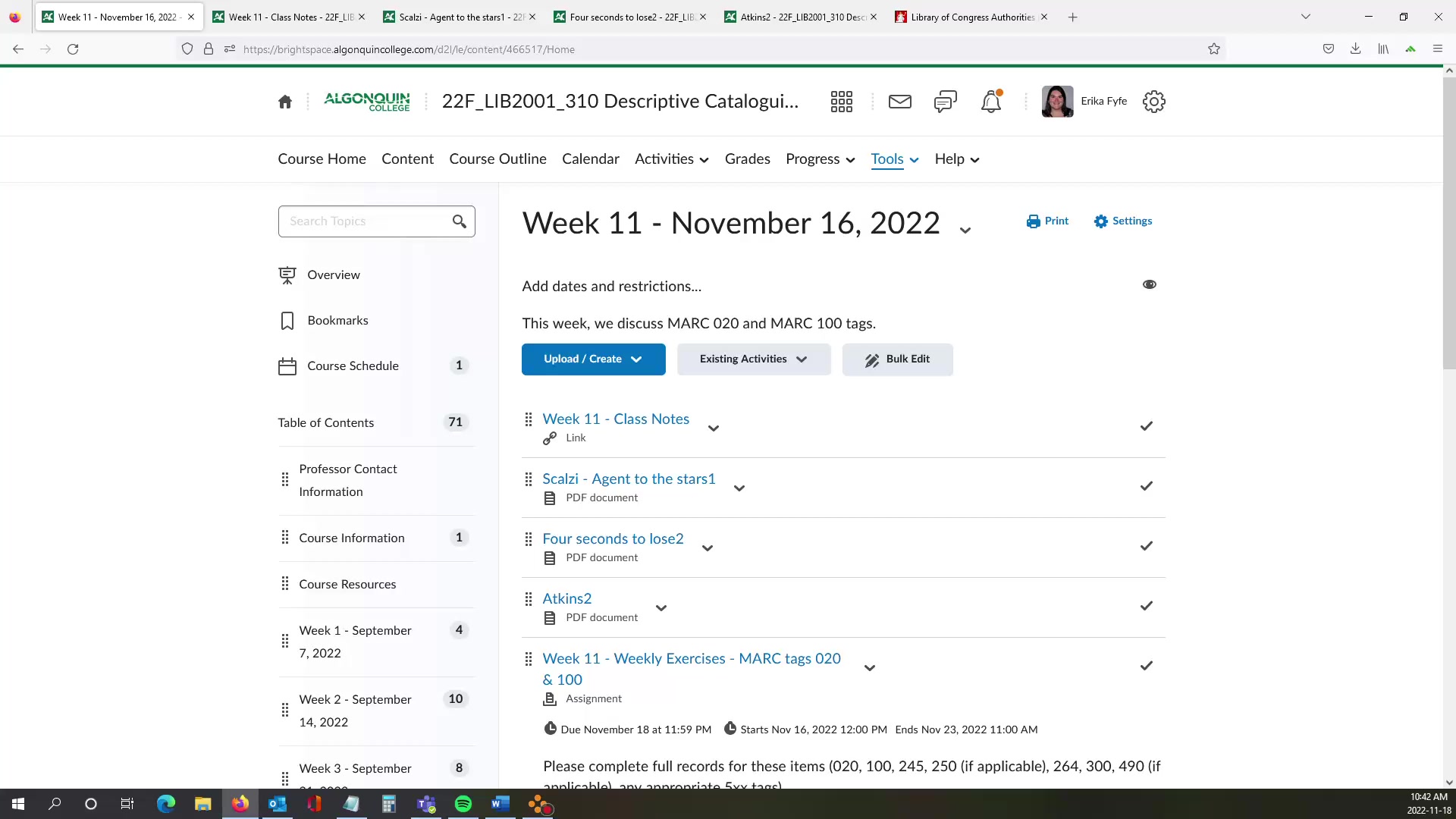 LIB2001 - MARC Tag 100 and LC Authorities